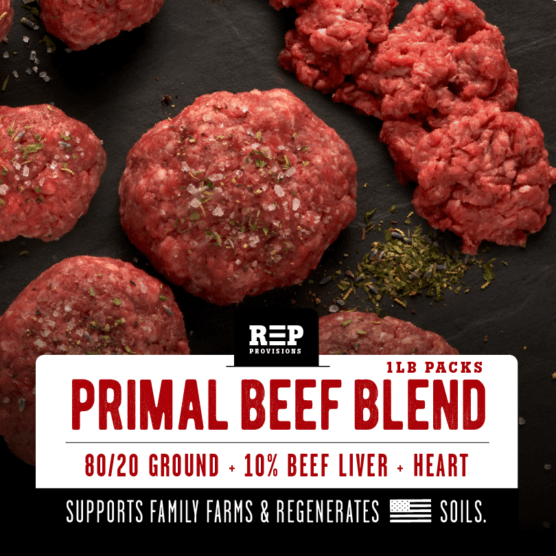 Grassfed Primal Beef Blend | Grassfed Organ Meat | Regenerative Beef | REP Provisions