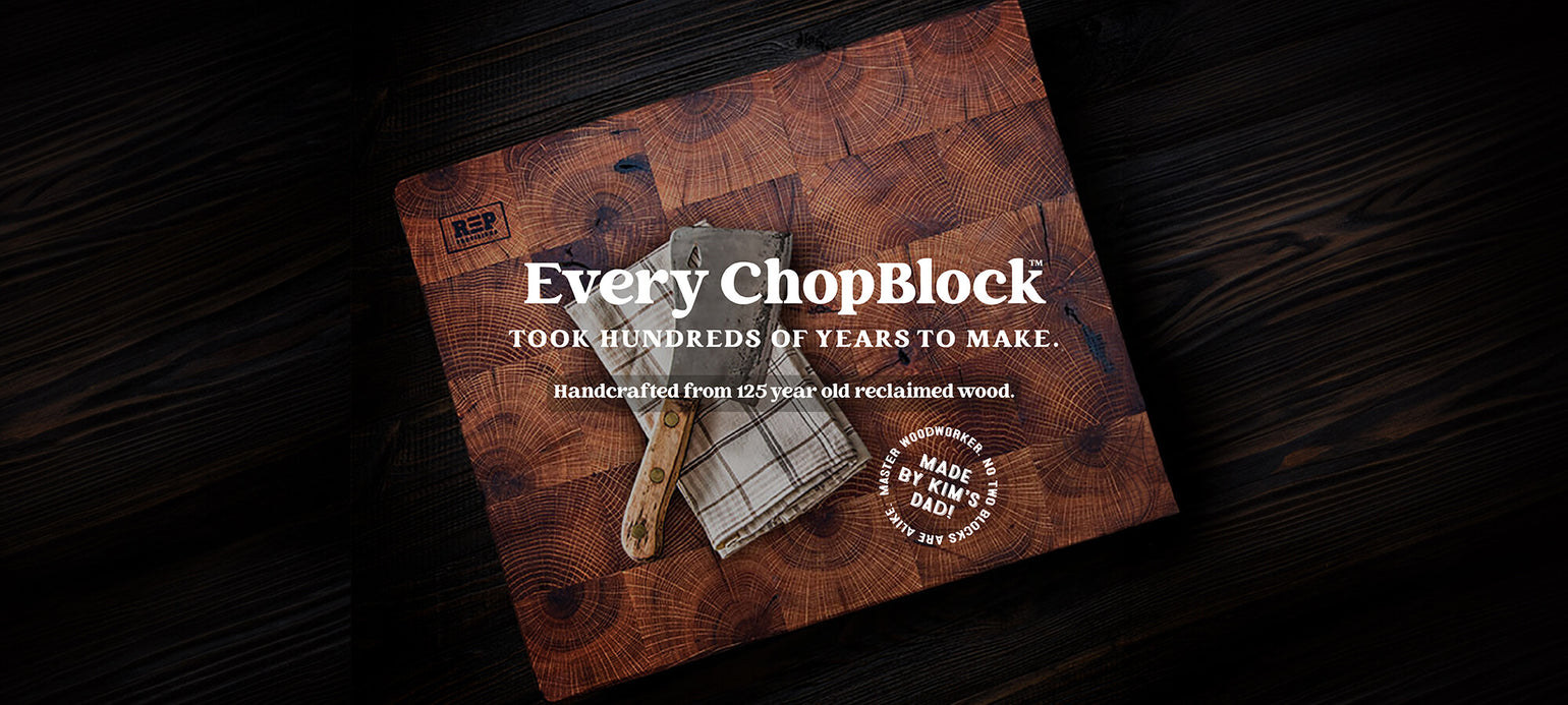 Reclaimed Oversized Chopping Blocks Cutting Board | REP Provisions