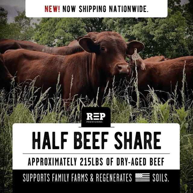 Half Beef Share | Bulk Grass Fed Beef – REP Provisions