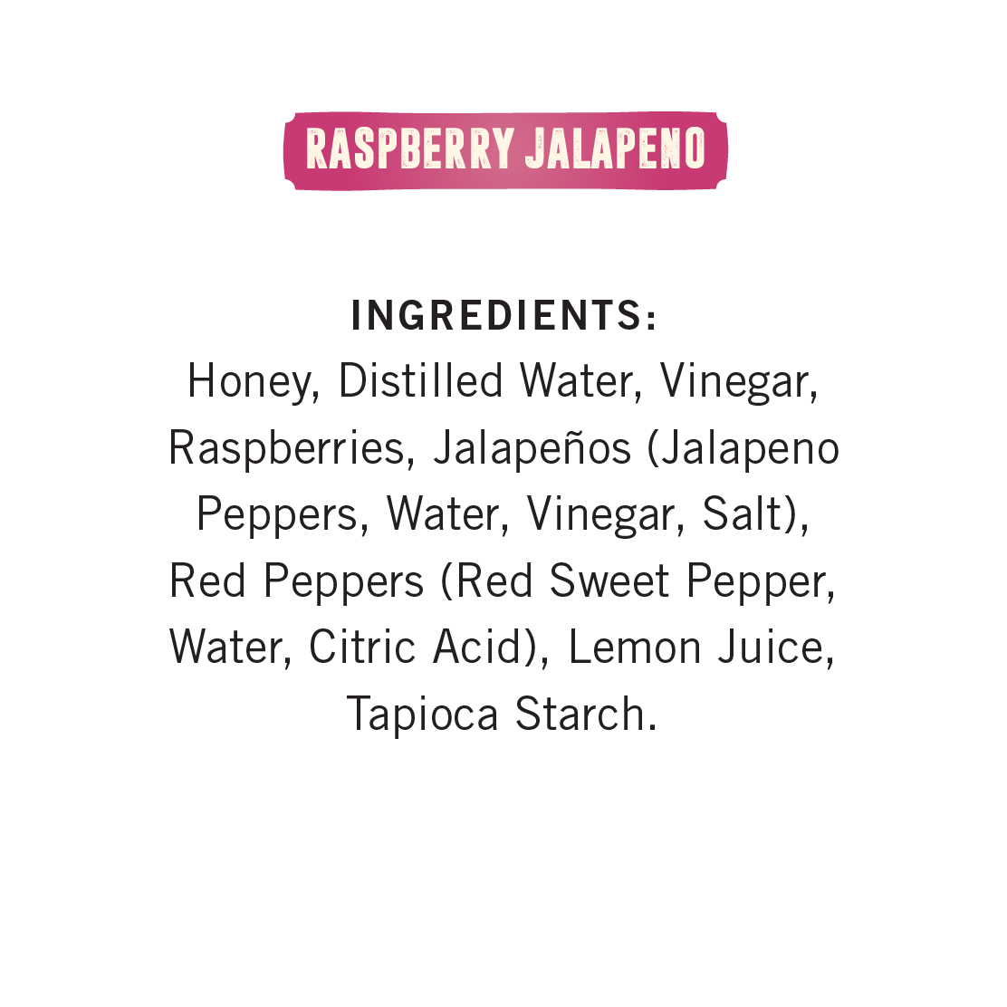 Raspberry Jalapeño Sauce – REP Provisions