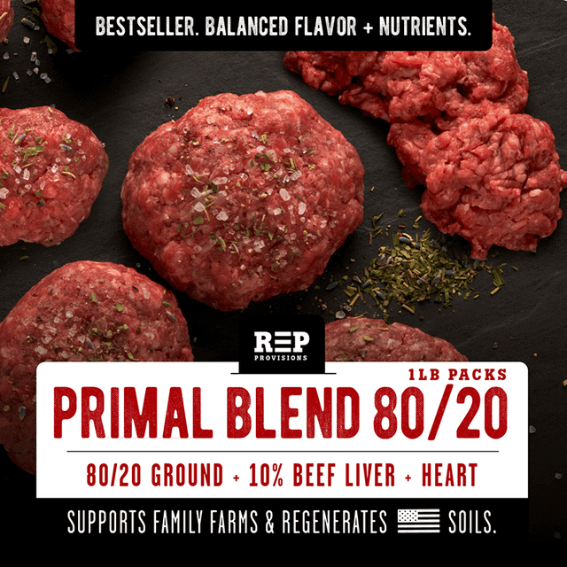 Regenerative Grass fed Ground Beef with Liver| REP Provisions