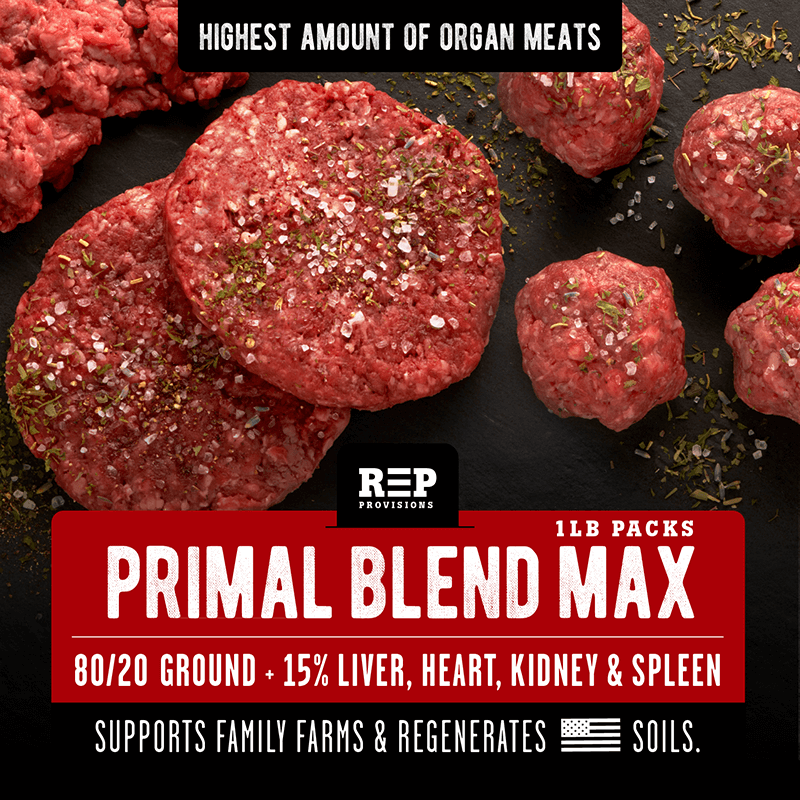 Grass fed Beef Primal Blend Max | Grass fed Organ Meat | Regenerative ...