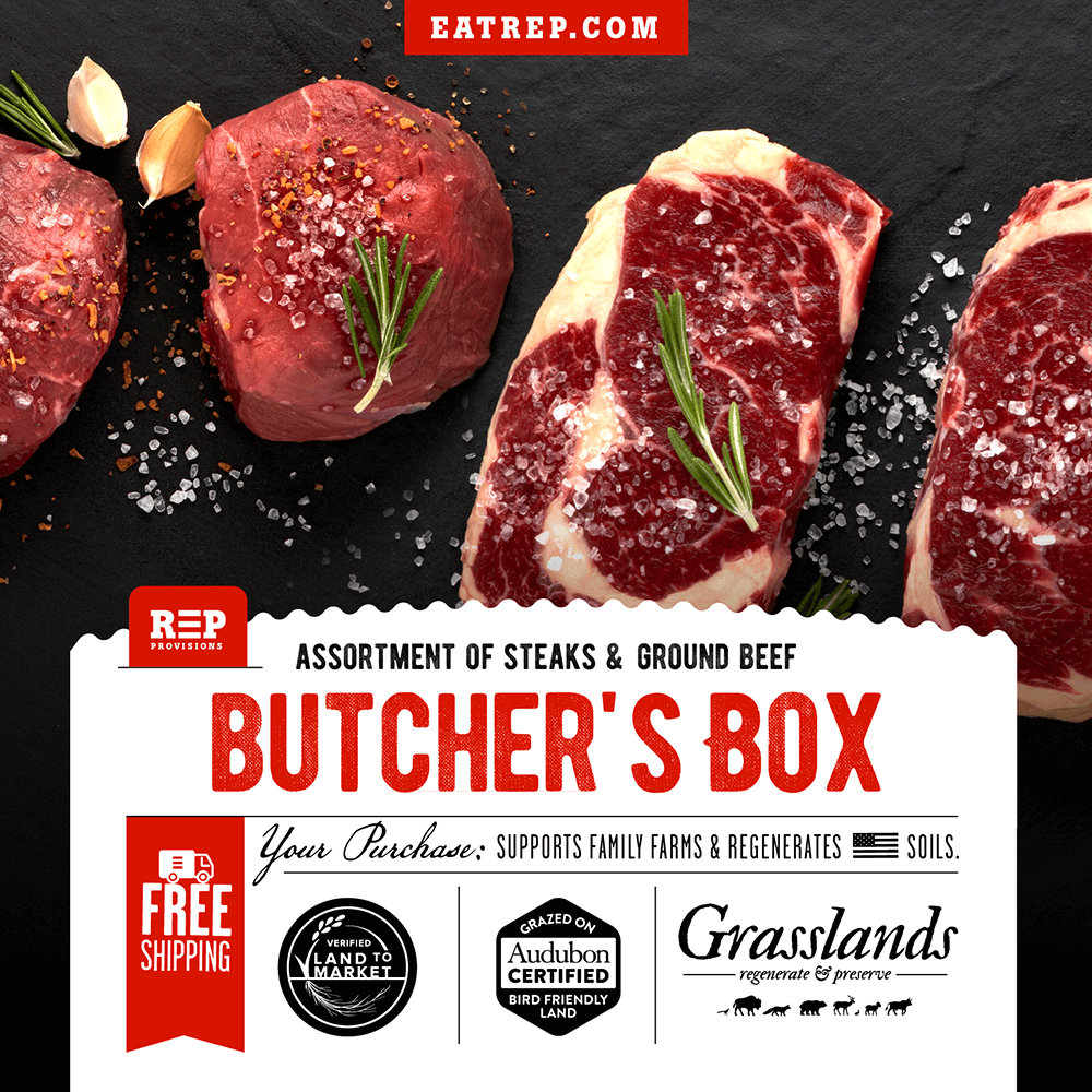 Grassfed Beef Assorted Butcher's Box Bundle | Regenerative Beef | REP ...