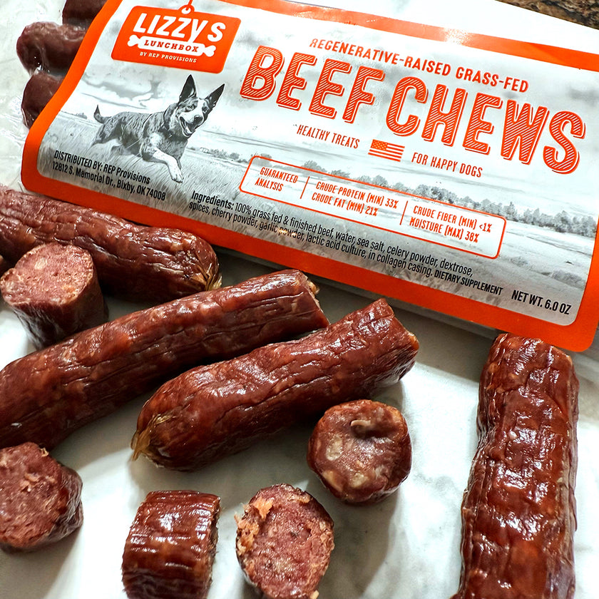 Lizzy’s Dog Chew | Grass Fed Beef Dog Treat – REP Provisions