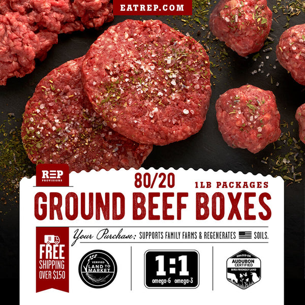 REP Regenerative 80/20 Ground Beef – REP Provisions