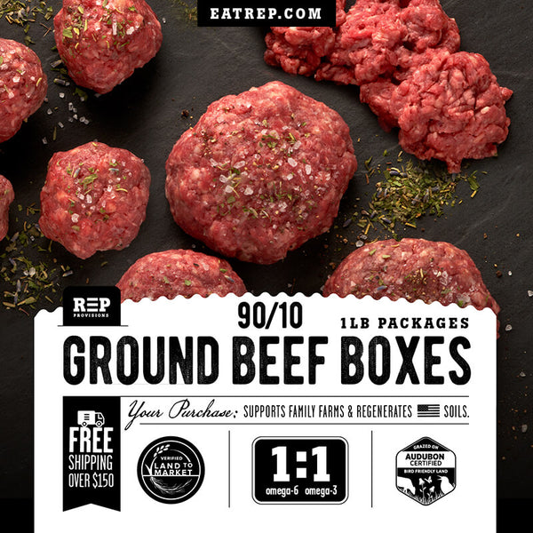 REP Regenerative 90/10 Ground Beef – REP Provisions