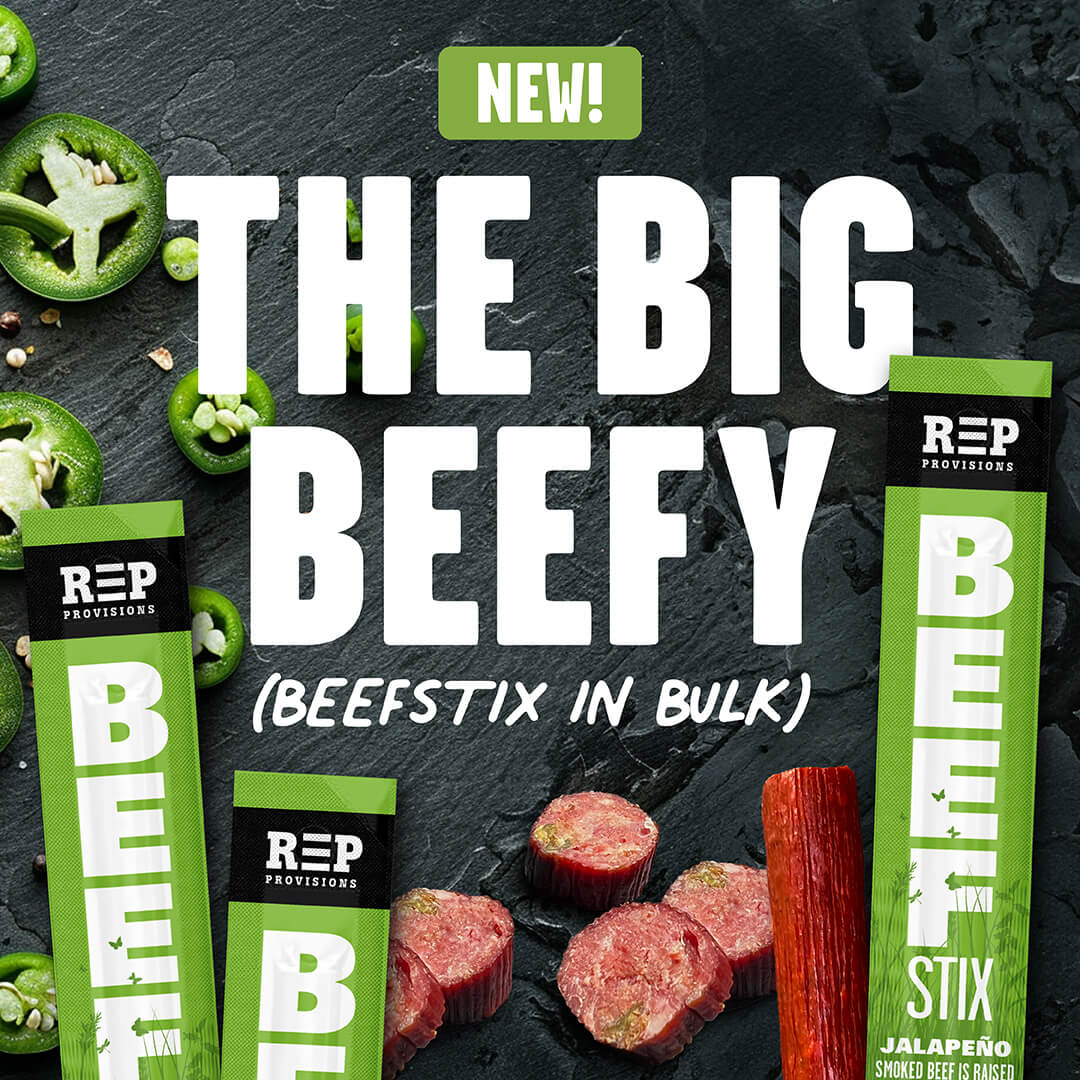 Jalapeño Beef Sticks | Grass Fed Protein Snack – REP Provisions
